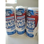 ToolBox® Professional White Rags: Multi-Surface Cleaning Disposable ...