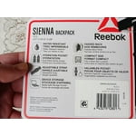 Reebok Childrens Sienna Unisex Laptop Backpack, Black and White ...