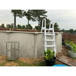 "Aqua Select Heavy Duty Above Ground Pool Ladder, A-Frame 48"", 52 ...