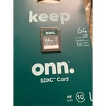 Onn 32GB Class 10 U1 SDHC Card, 100 MB/s Read Speed, Full HD Video ...