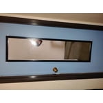 Mainstays 13x49 Black Rectangle Large Wall Mirror for Bathroom or ...