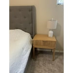 Free Shipping! Nathan James Luke Light Brown Wood Nightstand Bed Side ...