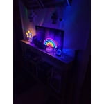 EZ-Illuminations Battery Operated Multicolor LED Neon-Style Rainbow ...
