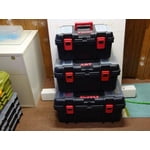 Hyper Tough 19-Inch Plastic Toolbox with Lid Organizers Removable ...