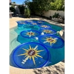 Solar Sun Rings UV Resistant Pool Spa Heater, Blue - Water Heating Warm ...