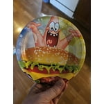 SpongeBob SquarePants Birthday Paper Dessert Plates, 7in, 8ct - Walmart.com