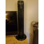 Mainstays 36" Tall 3-Speed Oscillating Tower Fan, FZ10-19JR, New, Black ...