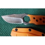Camillus Comb 7.25" Fixed Drop-Point 3.5" Blade Knife with Sharpeners ...