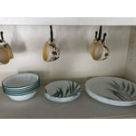 Corelle CorningWare Solar Print 18-piece Palm Inspired Dinnerware Set ...