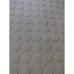 Norsk NSMPRC6BE Raised Coin Pattern PVC Floor Tiles, 13.95-Square Feet ...