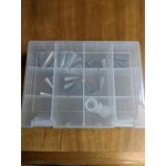 IRIS Small Divided Case, Clear - Walmart.com