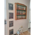 McCormick Gourmet Three Tier Wood 24 Piece Spice Rack, 27.6 oz Box ...