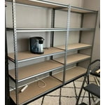 "Muscle Rack Heavy-Duty Industrial 5-Shelf Steel Unit, 48""W x 18""D x ...