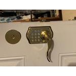 Honeywell Electronic Entry Lever Door Lock, Satin Nickel - Walmart.com ...