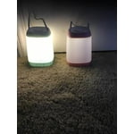 2 Pack Small Portable LED Night Light, Cordless Battery Powered, Eye ...