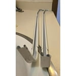 "Kenney® White Decorative Double Curtain Rod, Adjustable 28-48 ...