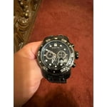 Invicta Men's 0076 Pro Diver Chronograph Black Ion-Plated Stainless ...