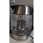 Chefman Lightning 1.8L Custom-Temp Electric Kettle, 1750W with Tea Infuser - Stainless Steel ...