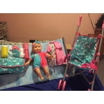 Kid Connection 10-Piece Baby Doll & Stroller Set, Light Skin Tone ...