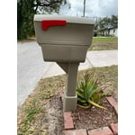Step2 MailMaster Express Plus Plastic Mailbox Mocha Finish - Walmart.com