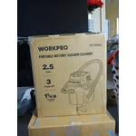 WORKPRO Wet Dry Vacuum, 2.5 Gallon, 3 Peak HP, Lightweight Portable ...