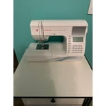 Sullivans USA Compact Portable Sewing Table with Small Storage Spaces ...