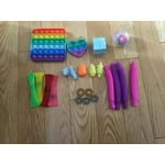 18Pcs Fidget Toy Set,Cheap Fidget Pack for Kid Adults,Dimple Toy Stress Relief - Walmart.com