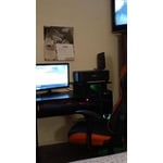 Sauder Beginnings Computer Desk with Keyboard Tray & Storage, Cinnamon ...