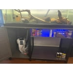 Dextrus 55-75 Gallon Fish Tank Stand with Electrical Sockets & RGB ...