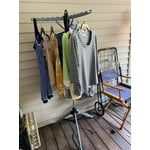 Whitmor Collapsible Stainless Steel Tripod Garment and Drying Rack ...