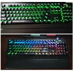 onn Gaming Mechanical Keyboard with Blue Switches, Adjustable 16.8M LED ...