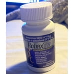 Robaxin 750 Extra Strength Muscle Relaxant, Tablets, 50 Count, 50 Count ...