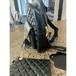 Vbiger Mini Backpack Purse Black Women Backpack 3 Pieces Set Small ...