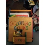 Coloring Book Caddy - Coloring Book Organizer with Crayon Storage ...