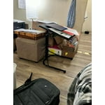 Mainstays Adjustable Folding Table, Black, Recommended for Banquets ...