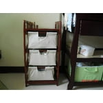 Cherry Three Drawer Hamper/Storage Unit - Walmart.com