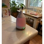 Mainstays Ultrasonic Aroma Cone Diffuser White, Use with Essential Oils ...
