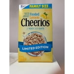 Frosted Lemon Cheerios Cereal, Gluten Free, Limited Edition, Family ...