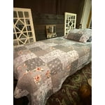 Free Shipping! Barefoot Bungalow Giulia Cotton-Rich Floral Patchwork ...