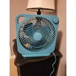 Mainstays New Style 9 inch Box Indoor Comfort Personal AC Electric Fan ...