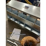 Brower Outdoor Poultry Coop, Galvanized Steel 10-Hole Metal House for ...