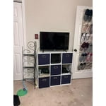 Mainstays 9 Cube Storage Organizer, Warm Walnut - Walmart.com