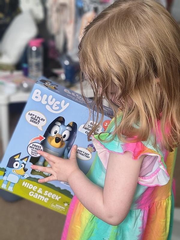 Board Games Kids Bluey Hide & Seek Game, Hide The Figure And Press Her ...