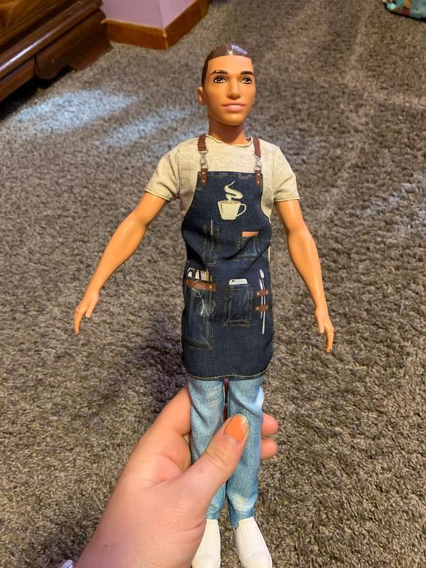Barista ken doll store