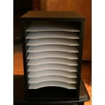 AdirOffice Wooden Adjustable Literature Organizer, 12 Compartment ...