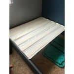 Zinus Upholstered 7.5” Metal Box Spring with Wood Slats, Twin - Walmart.com