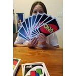 U-NO Giant UNO Card Game, 108 Oversized Cards, Family Game for 2-10 ...