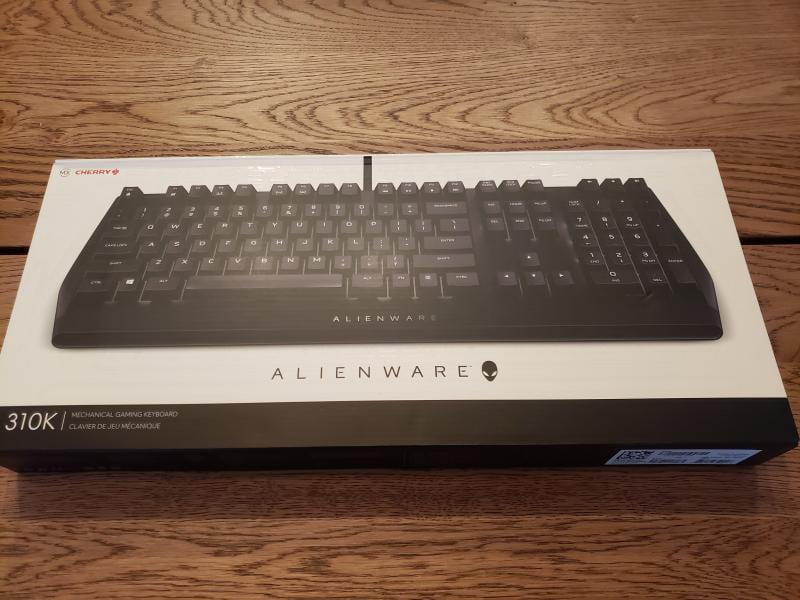 Alienware - AW310K Mechanical Gaming Keyboard AW310K: Cherry MX Red ...