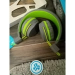 JLab Audio Neon On Ear Headphones with Universal Mic - Gray / Purple ...