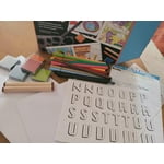 Smarts & Crafts Unisex Make Your Own Comic Book Studio Kit, 33 Pieces ...